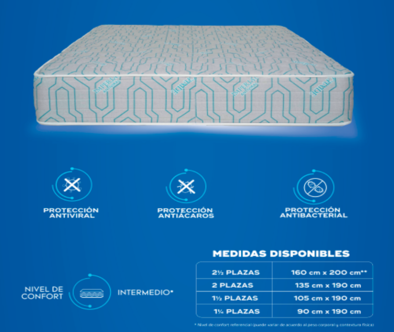 Colchon Chaide Imperial Tradicional 30Cm - Comercial Valdez